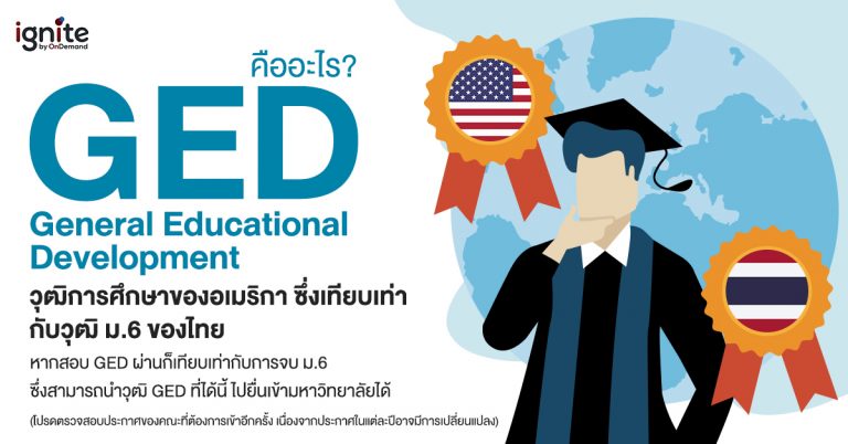 GED คืออะไร? เจาะลึกทุกรายละเอียดเกี่ยวกับการสอบ GED - Ignite by OnDemand