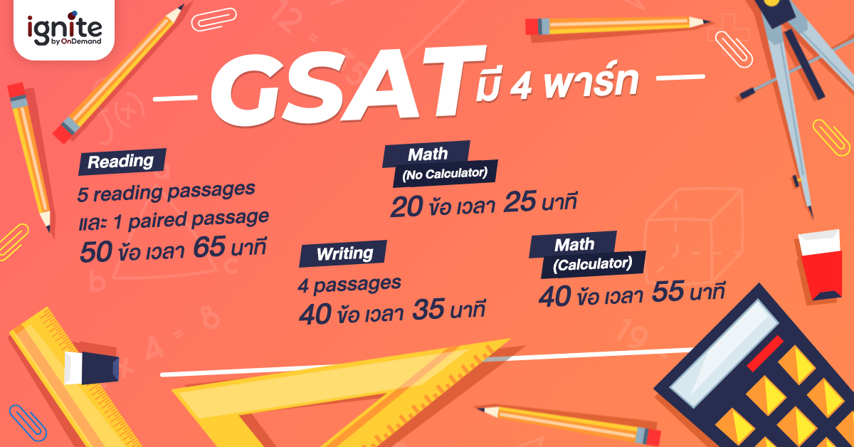 GSAT คืออะไร ? ทางเลือกใหม่ของเด็กอยากติดคณะอินเตอร์ - Ignite by OnDemand